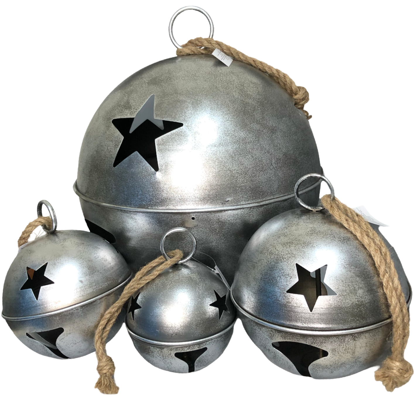Cascabeles metalicos plata de 15/25/30/45 cm – Mercería El Gato