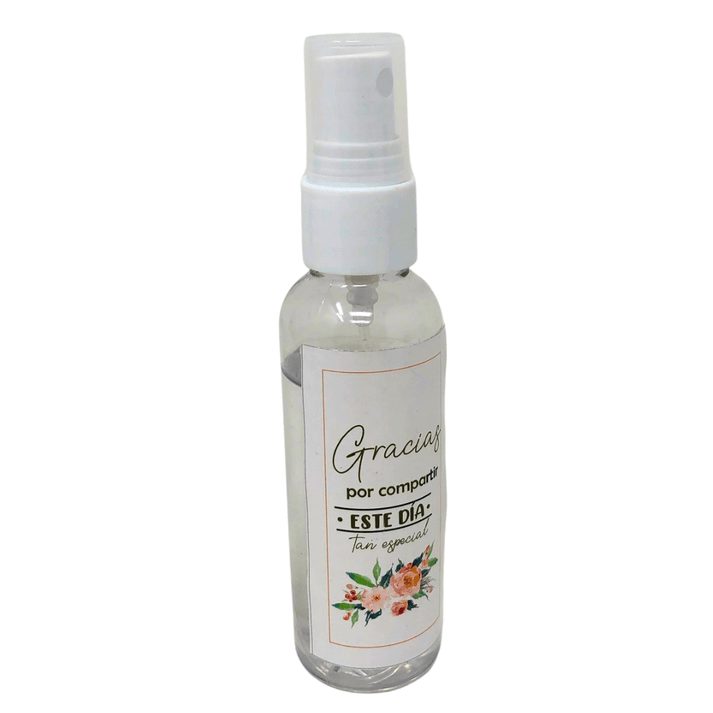 Spray antibacterial 60 ml lleno con etiqueta – Mercería El Gato